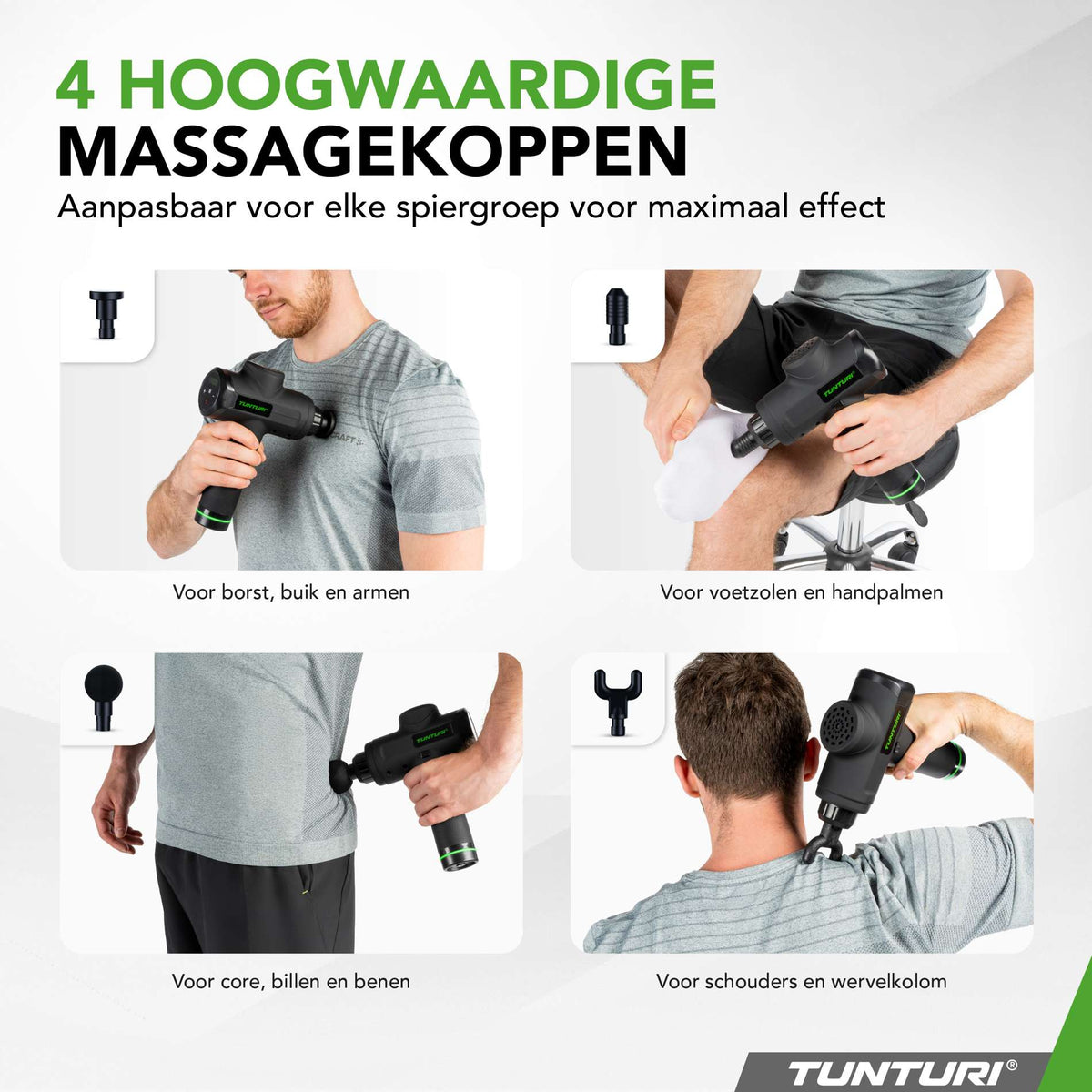Pistolet de massage Tunturi MG50 – FitnessKing
