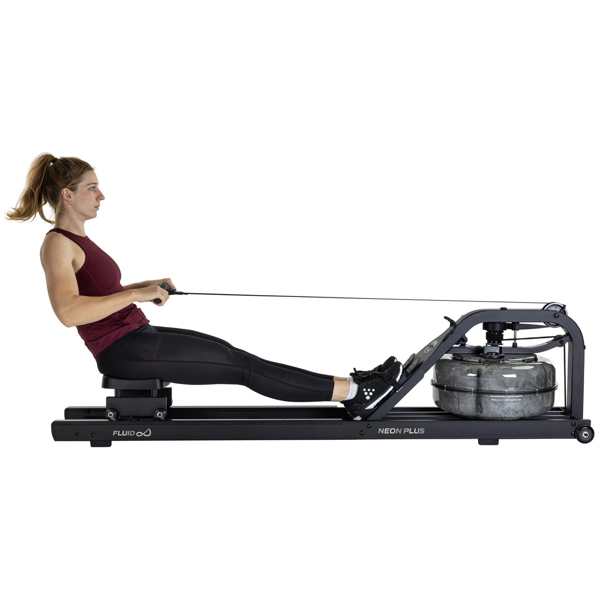 Fluid Rower Neon Plus Black roeimachine – FitnessKing