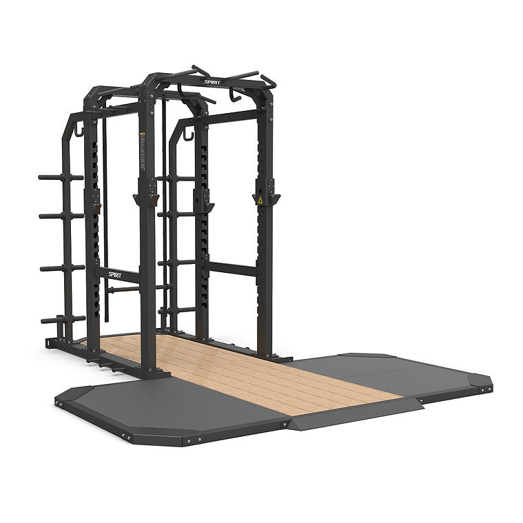 Spirit Fitness Full Power Rack avec plateforme – FitnessKing